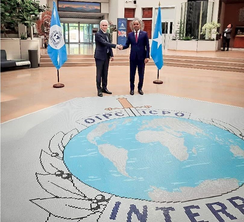 Somali Police Chief Visits INTERPOL Headquarters. - Hiiraanweyn